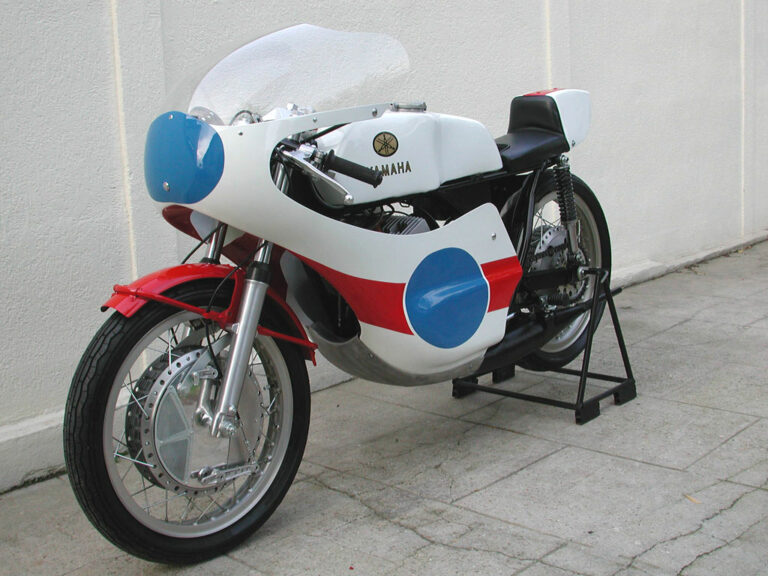 Collection of Yamaha motorcycles at Classic Motorbikes